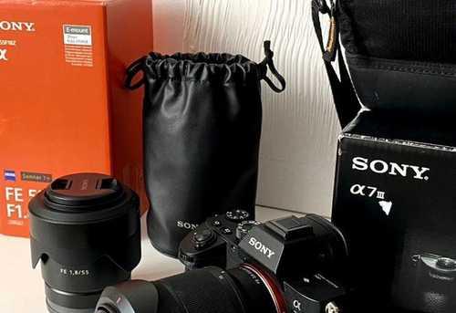 Фотоаппарат Sony Alpha 7 III(ilce-7M3) +2объектива