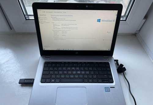 Бизнес ноутбук HP/i3-7th