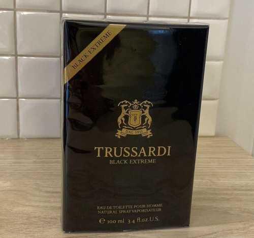 Туалетная вода оригинал trussardi "Black extreme"