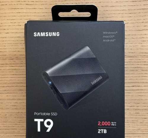 Samsung portable SSD T9 2TB новый накопитель