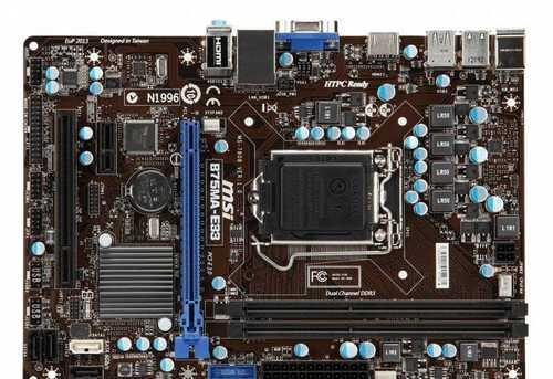 Материнская плата LGA 1155 MSI B75MA-E33