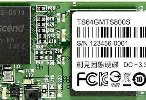 SSD 64Gb Transcend MTS800S (TS64gmts800S)