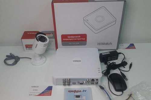 Комплект видеонаблюдения 2mp HiWatch 1 камера