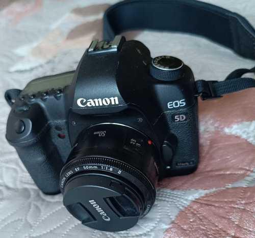 Фотоаппарат canon 5D mark ii с объективом