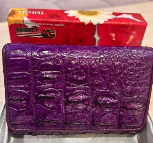 Кошелек женский натуральная кожа из питона