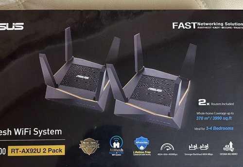 Wifi роутер asus AX6100 RT-AX92U 2 Pack