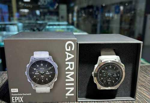 Умные часы Garmin Epix gen 2 Sapphire white