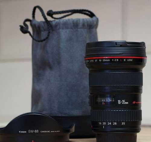 Canon EF 16-35mm f/2.8L II USM   фильтр Идеальный