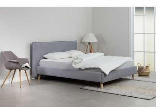 Кровать Кьево 160 Vertikal Grey