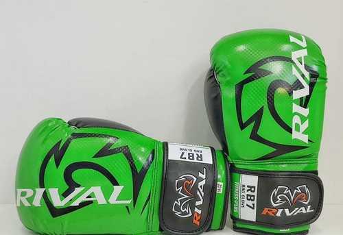 Боксерские перчатки Rival RB7 14oz Green