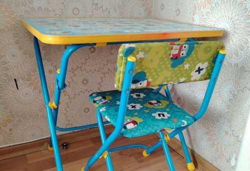 Детский письменный стол и стул бу