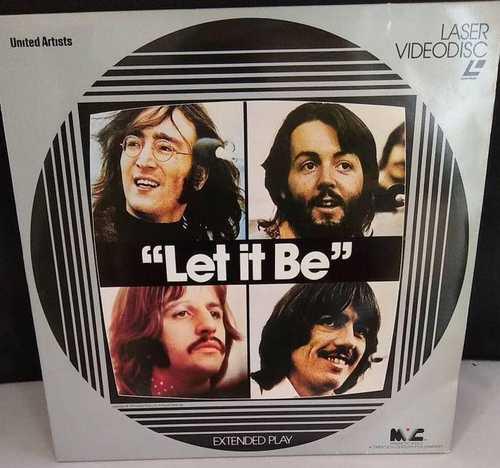 Laserdisk Let it be Beatles