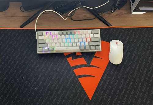 Коврик Virtus.pro Speed Edition XL, черный/белый