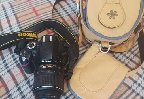 Камера Nikon D3200 с объективом 18-55VR