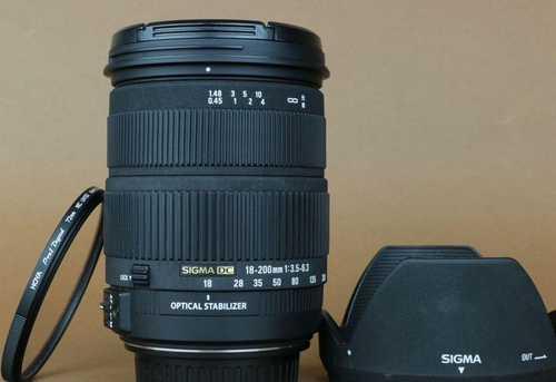 Sigma 18-200mm f/3.5-6.3 OS (Canon EF-S) id 11827