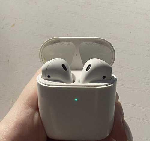 Беспроводные наушники apple airpods 2