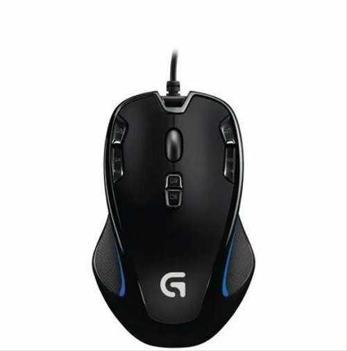 Мышь Logitech G300s черныйголубой