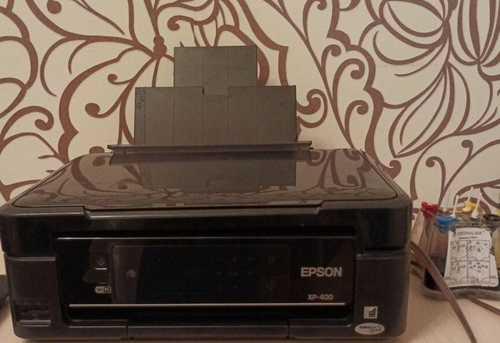 Мфу: Цветной принтер -сканер-ксерокс epson с снпч