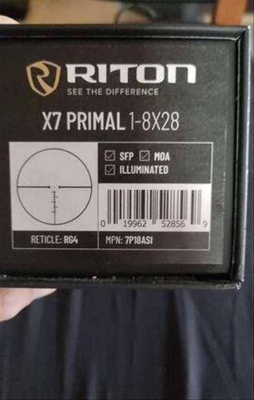 Оптический прицел Riton X7 Primal 1-8*28