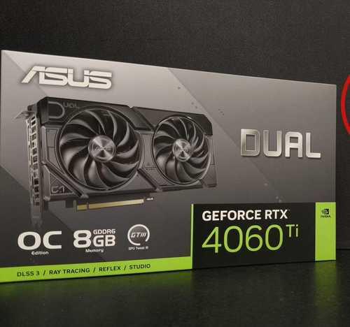 Asus RTX 4060Ti Dual OC 8gb / Обмен/ Гарантия