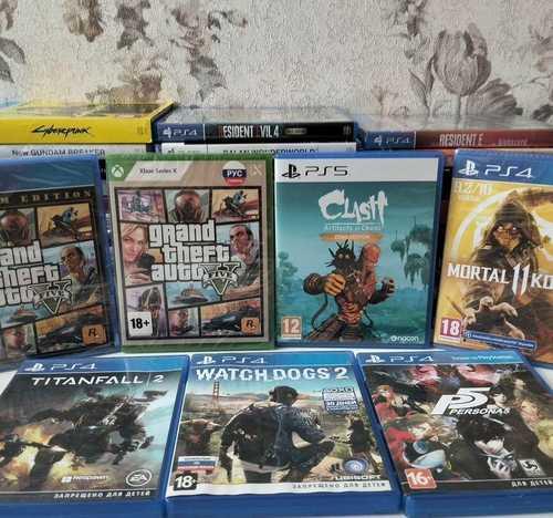 PS4 GTA/ CLash/ Persona/ MK/ TitanFall/ Watch Dogs