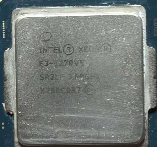 Intel Xeon e3-1270v5