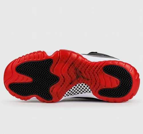 Nike Air Jordan 11 Low Black/Red (Арт.49790)