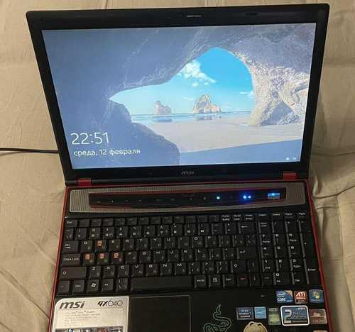 Игровой ноутбук msi gx 640