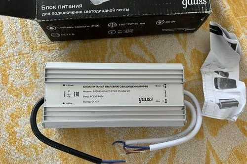 Блок питания Gauss 60W 12V IP66