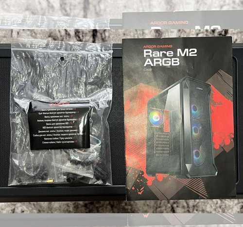 Корпус ardor gaming Rare M2 argb черный