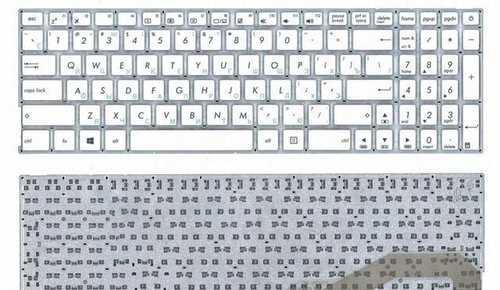 Клавиатура для Asus X540 белая