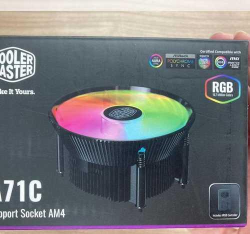 Кулер для процессора A71C Cooler Master Ryzen AM4