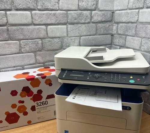 Лазерное мфу Xerox 3225 Wi-Fi+Новые расходники