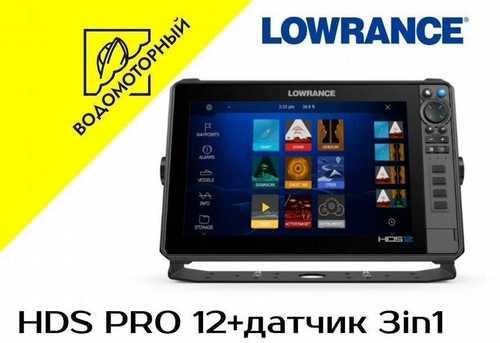 Lowrance hds 12 Pro + датчик 3in1