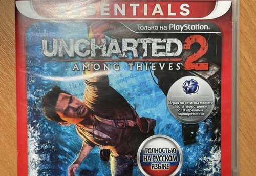 Диск Uncharted 2 Among Thieves для PS3