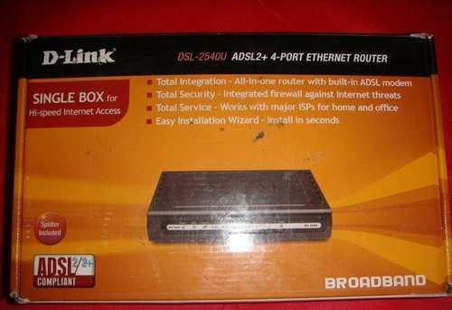 Adsl Router D-Link DSL-2540U