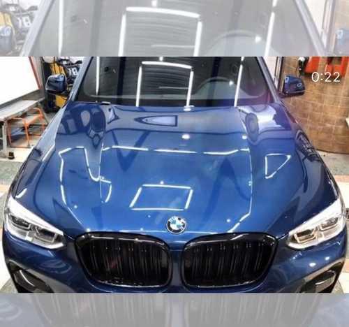 Ноздри решетки радиатора чёрные BMW G01 X3 G02 X4