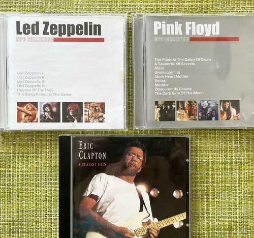 Диски LED Zeppelin, Pink Floyd, Eriic Clapton, др