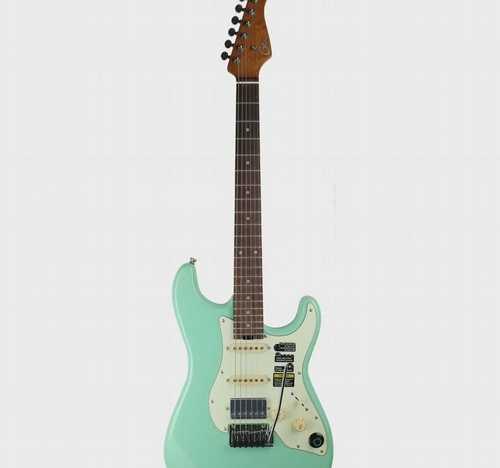 Электрогитара Mooer gtrs S801 Surf Green со встроенным процессором