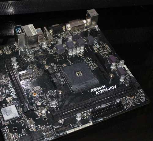 Материнскую плату A320M-HDV Asrock AM4