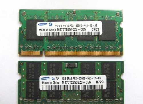 Модули памяти Dimm DDR / DDR2 / DDR3