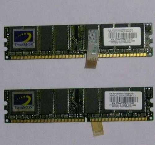 Оперативная память ddr 512Mb (2x256Mb) 400MHz