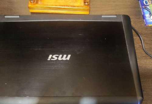 Игровой ноутбук msi GT70