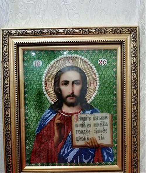 Иконы вышитые бисером