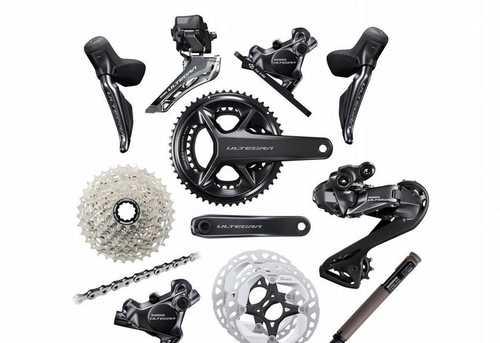 Групсеты Shimano Ultegra Di2 R8100 разные