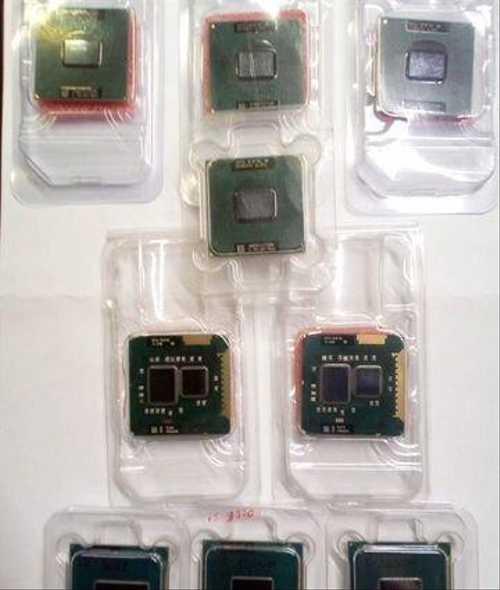 Процессоры ноутбуков Intel Socket P, G1, G2