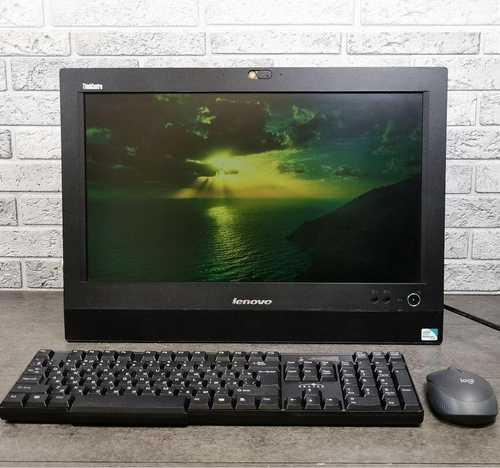 Моноблок Lenovo m72z G2020 8/128gb 20"