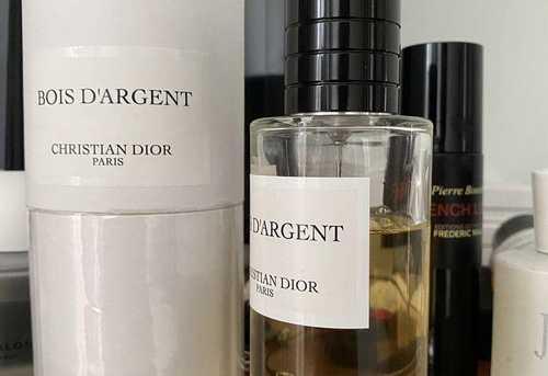 Парфюмерная вода christian dior bois d argent
