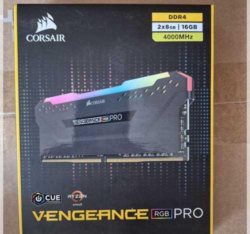 Оперативная память Corsair DDR4 4000MHz 16GB