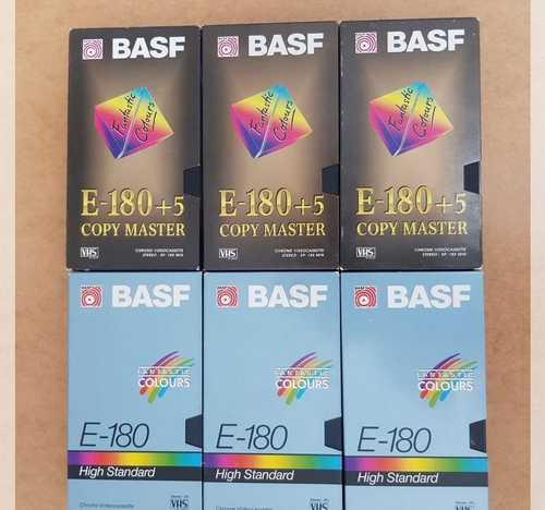 Видеокассеты VHS для перезаписи BASF,JVC,daewoo